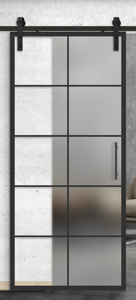 10 Lite Printed Glass Door – Architectural Glass