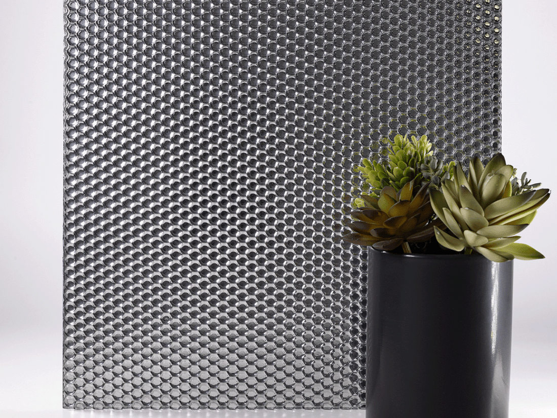 Beehive Polished Chrome – Architectural Glass