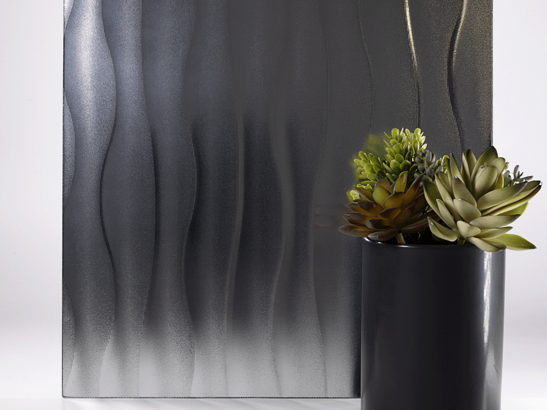 Fluid Polished Chrome – Architectural Glass
