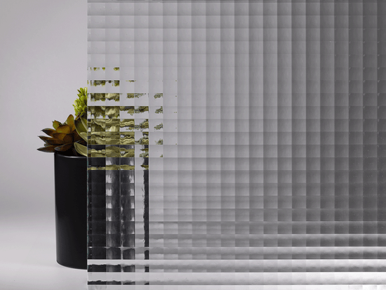 1/2" Crossreed Clear 5mm – Architectural Glass