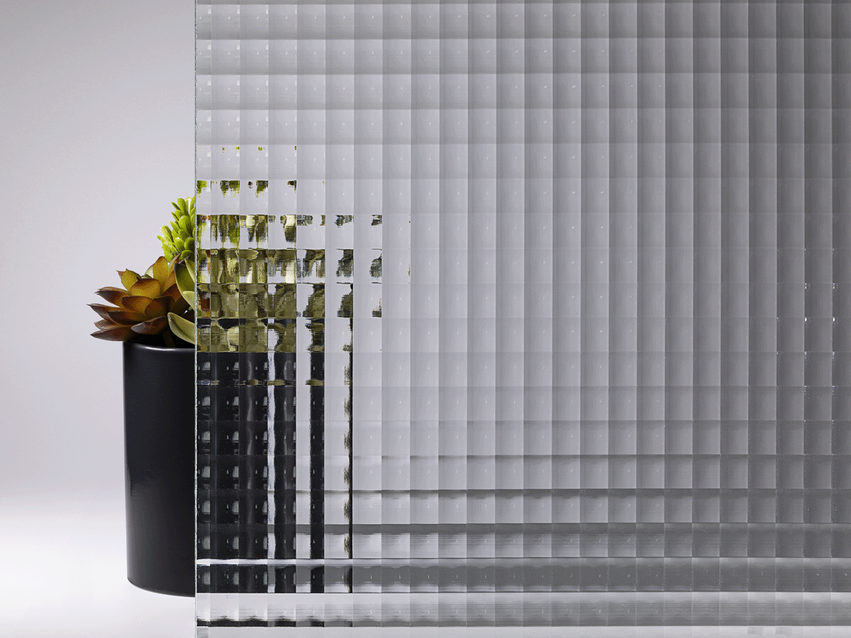 1/2" Cross Reed 4mm – Architectural Glass