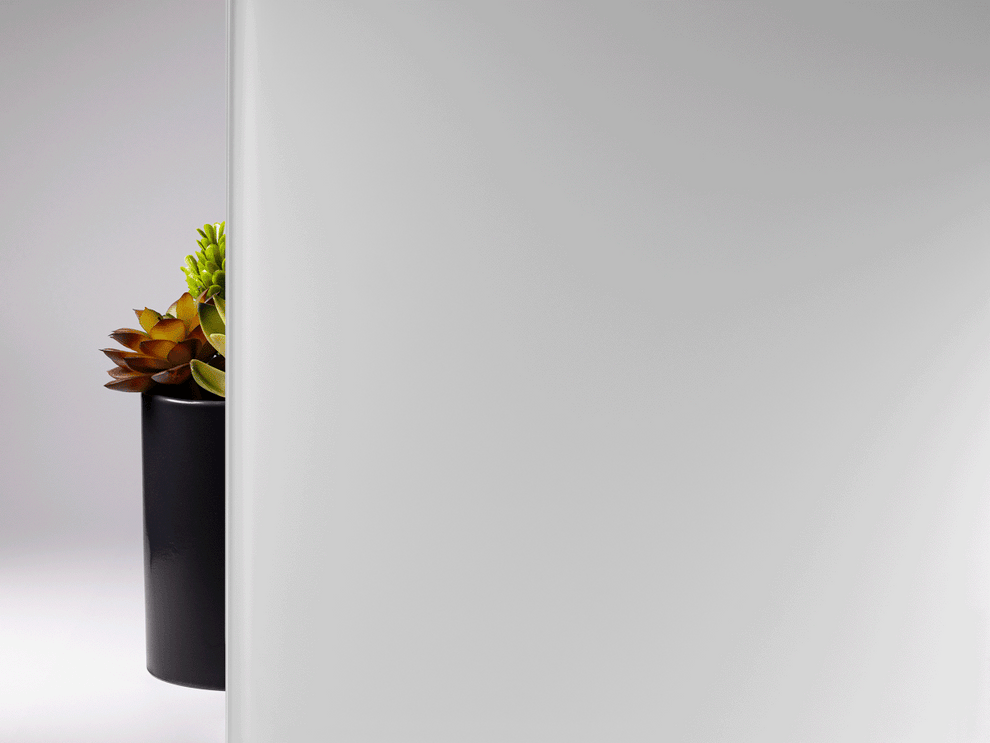 White Flashed Opal 5mm Sample – Architectural Glass