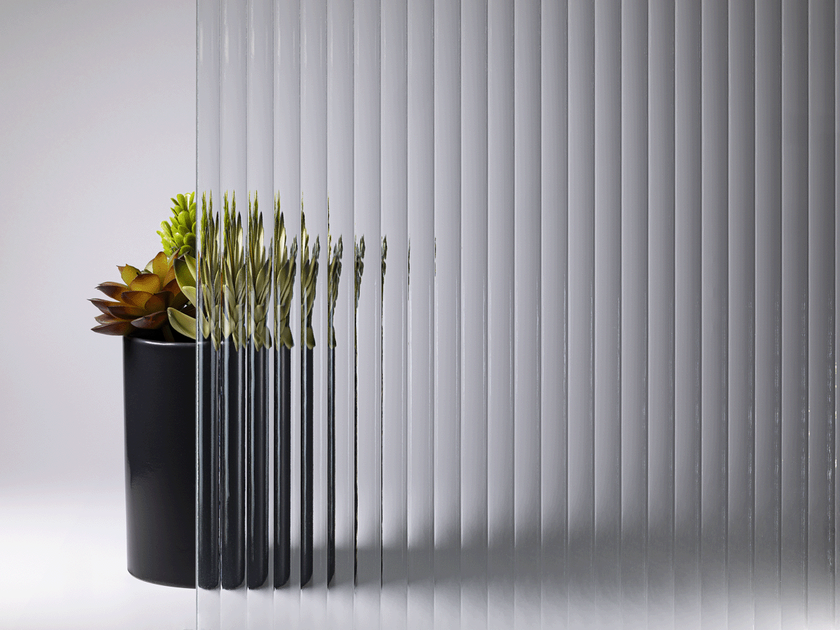 1/2" Reeded Low Iron 5mm – Architectural Glass