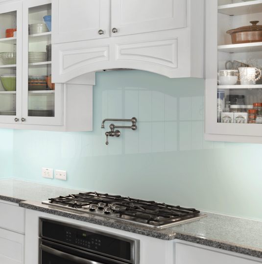 Glass Backsplash | Custom Cut Glass Backsplash – Architectural Glass