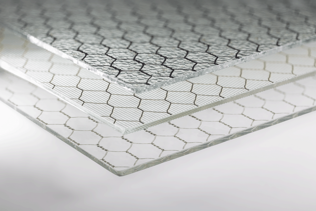 Printed Wire Glass | Architectural Glass