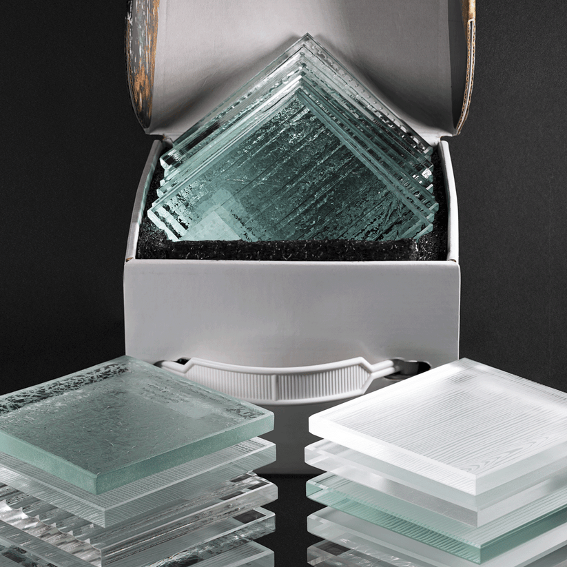 Heavy Glass sample set – Architectural Glass