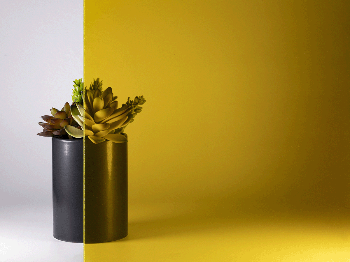 Yellow Laminated Clear Glass – Architectural Glass